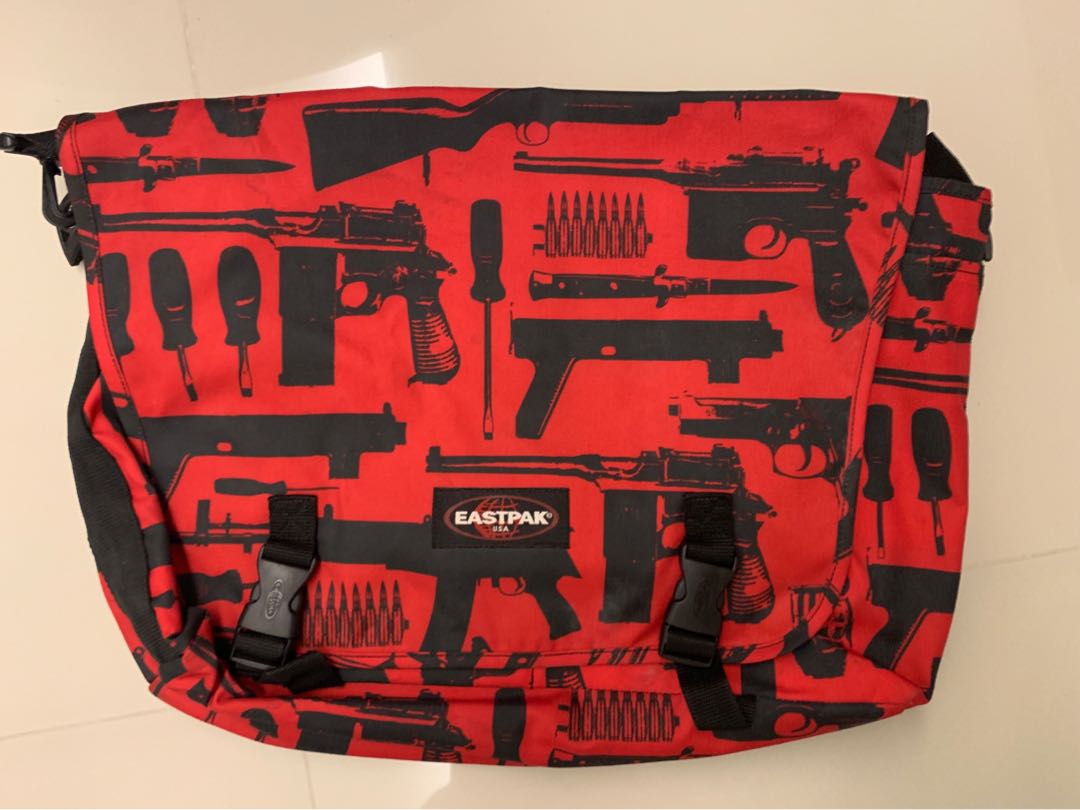 Eastpak limited edition Red messenger laptop bag, Men's Fashion, Bags ...