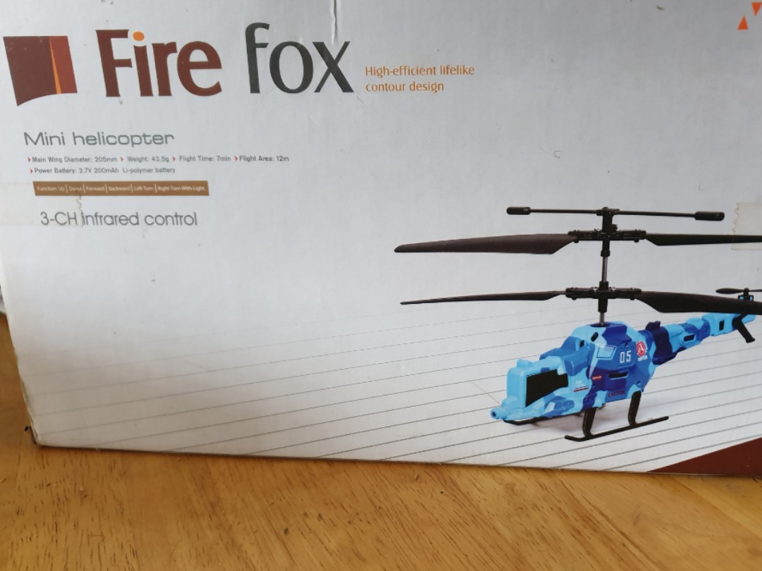 Firefox Mini helicopter, Hobbies & Toys, Toys & Games on Carousell