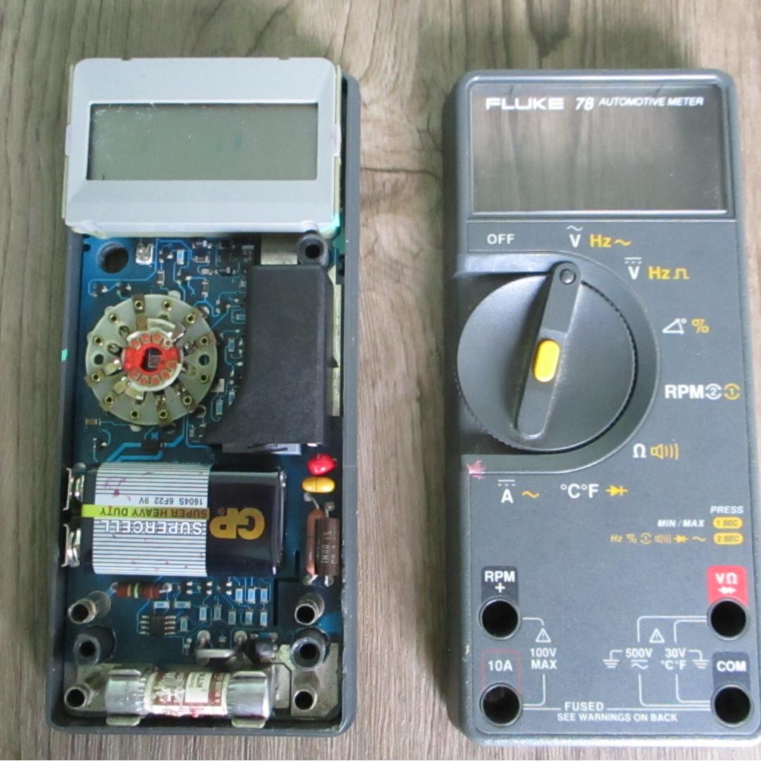 FLUKE 78 Automotive Multimeter, Furniture & Home Living, Gardening ...