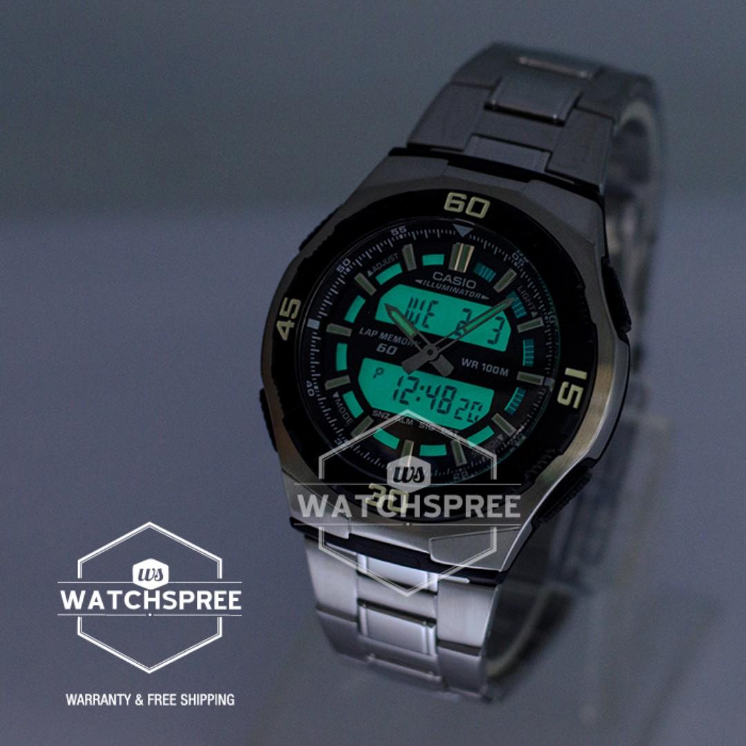 FREE DELIVERY *CASIO GENUINE* [AQ164WD-1A] 100% Authentic! AQ-164WD-1A ...