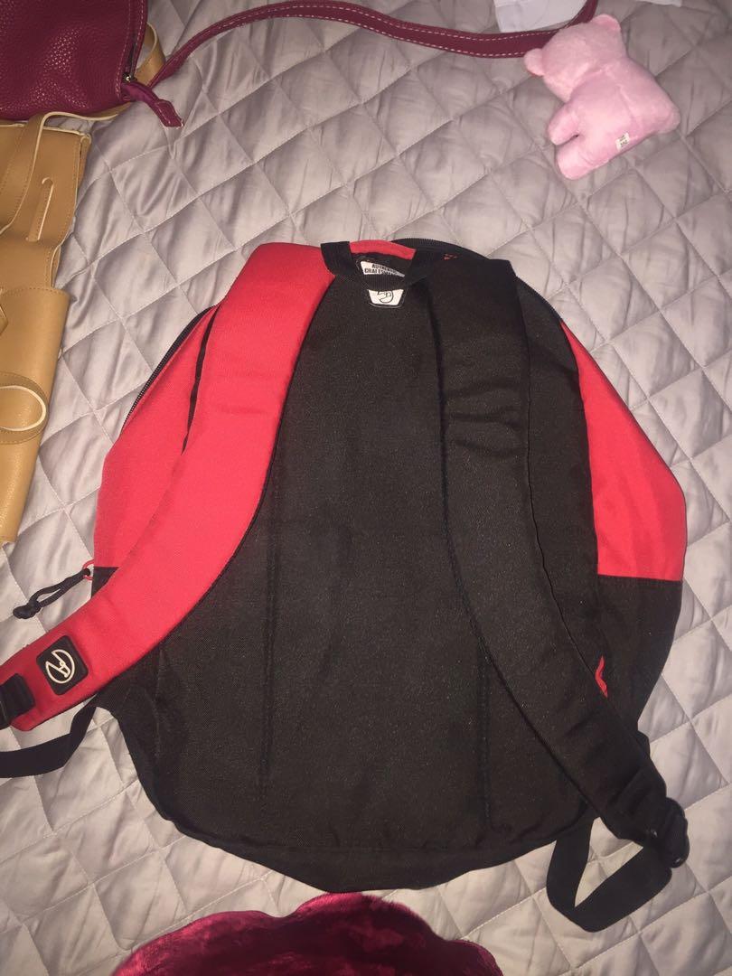 Hawk red and black, Men's Fashion, Bags, Backpacks on Carousell