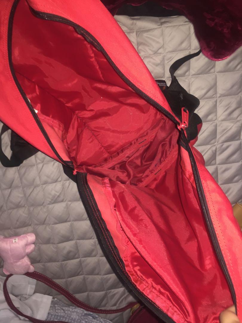 Hawk red and black, Men's Fashion, Bags, Backpacks on Carousell