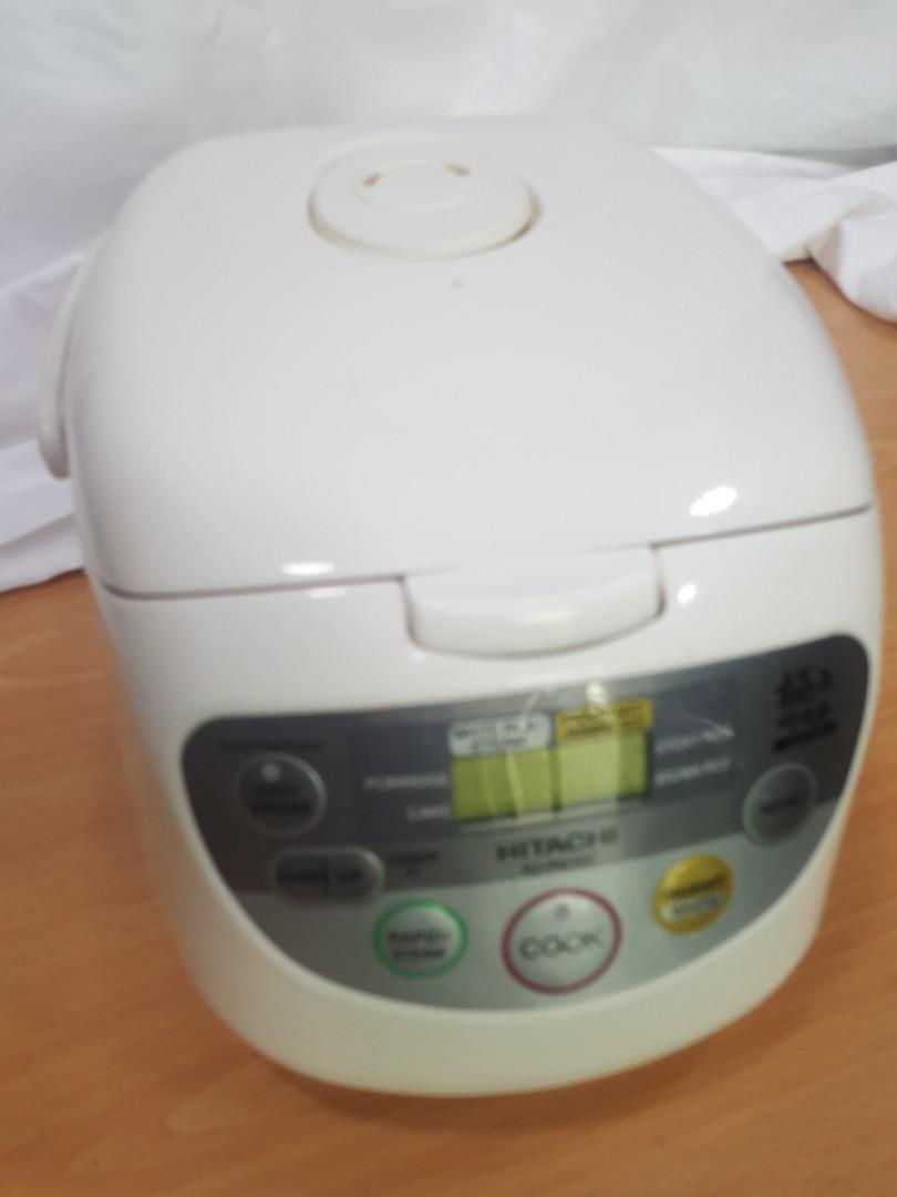 Hitachi Micro-com Rice Cooker 1 Litre 5.5 Cups (Made In Japan), TV ...