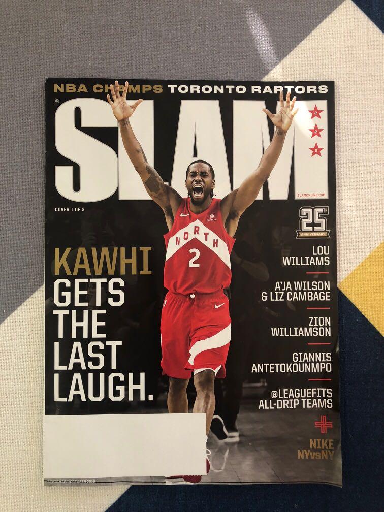 Kawhi Leonard NBA Champion SLAM Magazine 223, Hobbies & Toys, Books ...