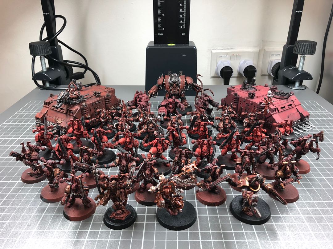 Warhammer 40k Khorne Army, Hobbies & Toys, Toys & Games on Carousell