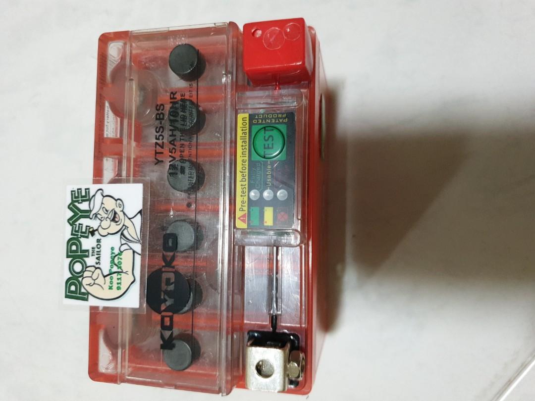 KOYOKO BATTERY YTZ5 - BS for Yamaha Sniper, Jupiter, Spark, R15, FZ16 ...