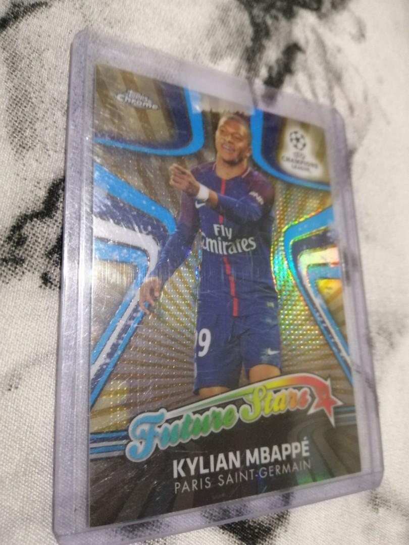 Kylian Mbappe Topps Chrome Future Stars Gold /50, Hobbies & Toys, Toys ...