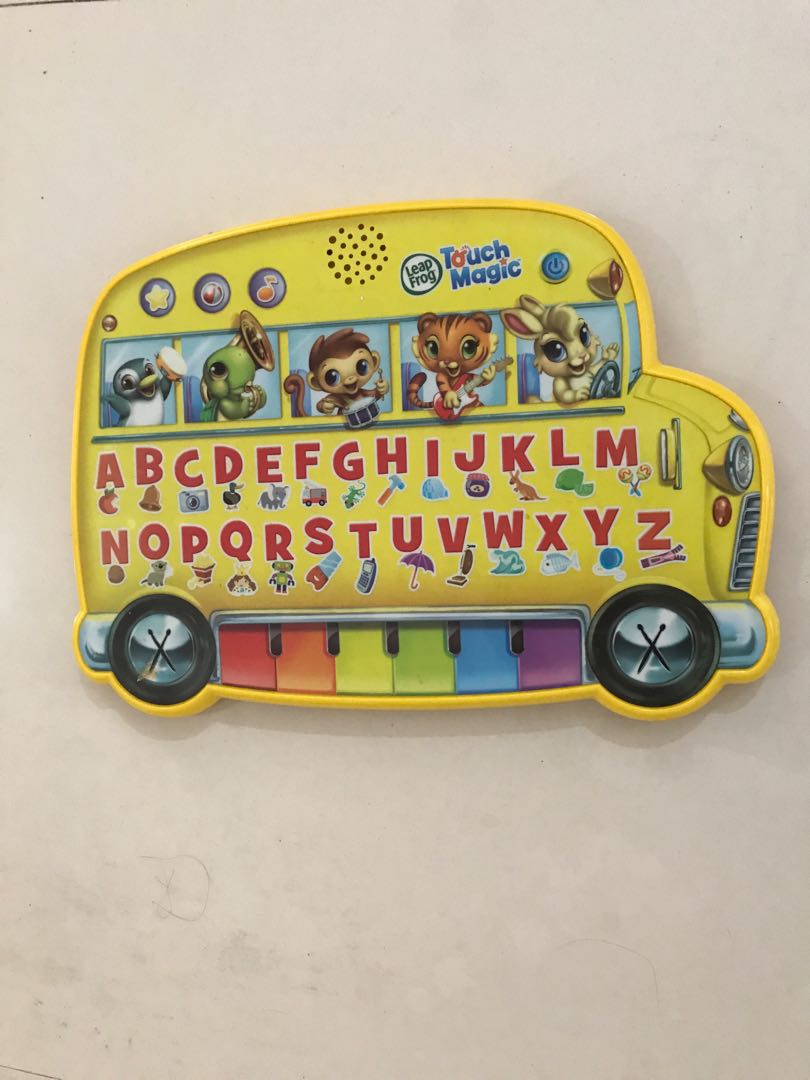 Leapfrog touch magic alphabet bus, Babies & Kids, Infant Playtime on ...