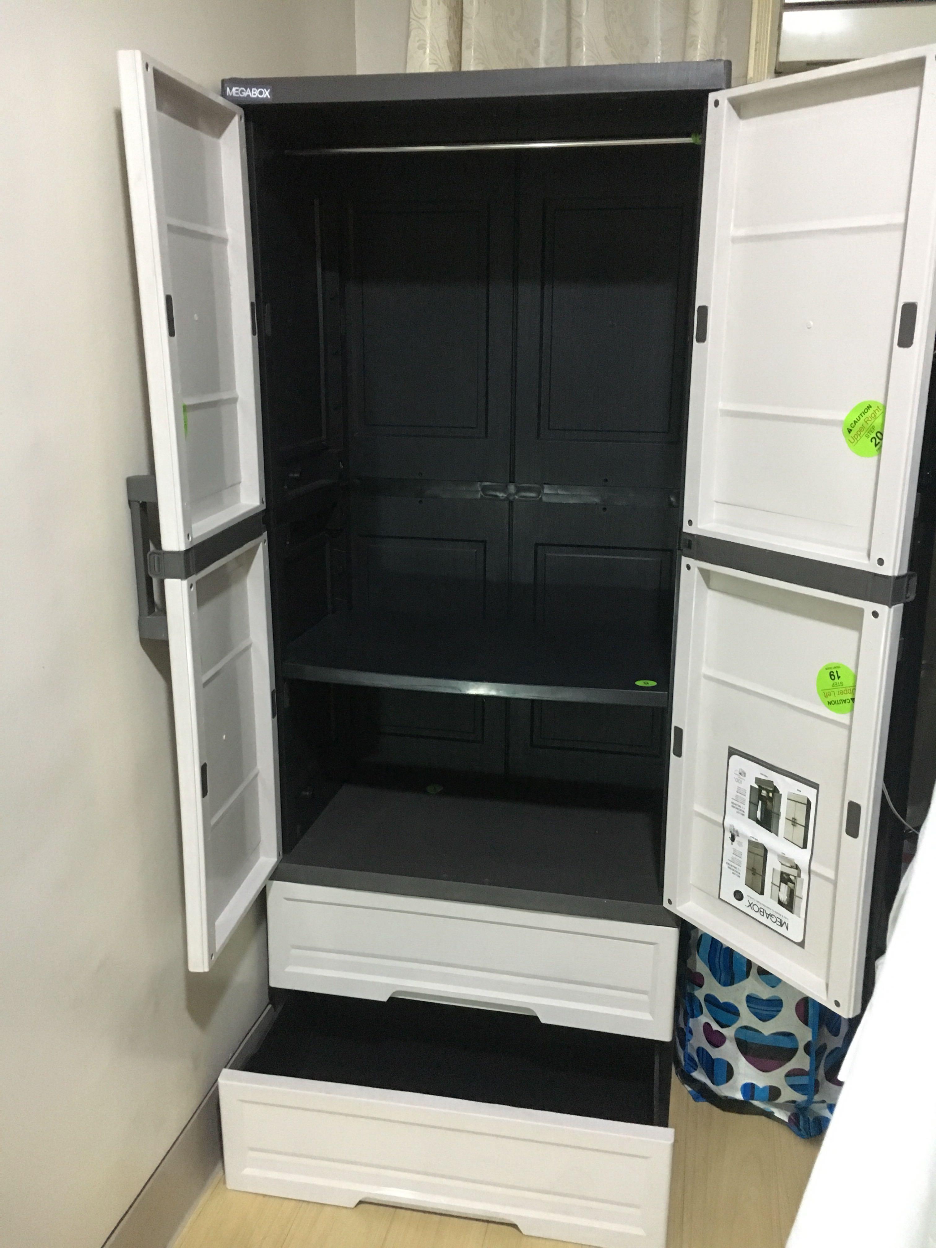 Megabox 2-drawer Wardrobe Cabinet, Furniture & Home Living, Furniture ...
