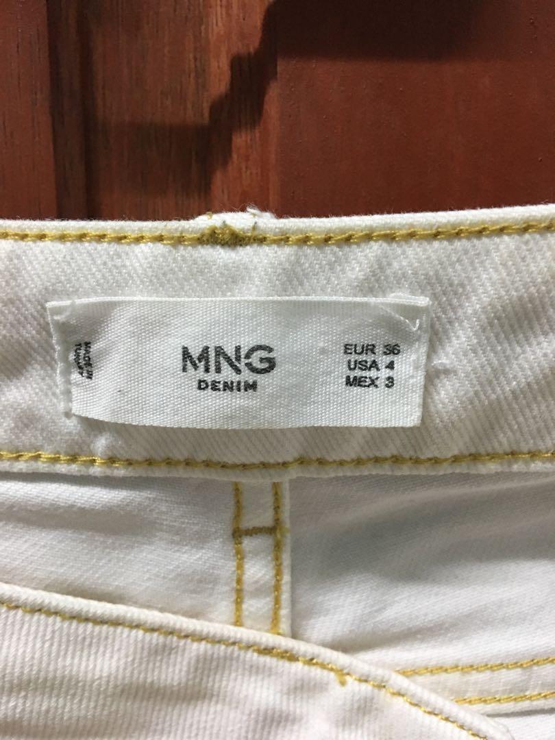 MNG white pants, Women's Fashion, Bottoms, Jeans & Leggings on Carousell
