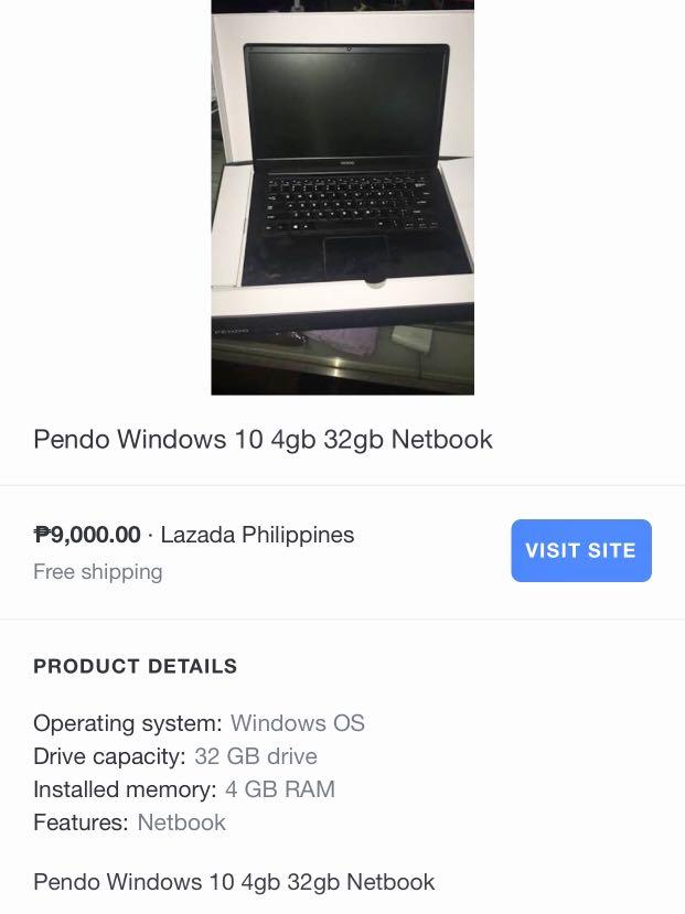 PENDO LAPTOP TOUCH SCREEN, Computers & Tech, Laptops & Notebooks on ...