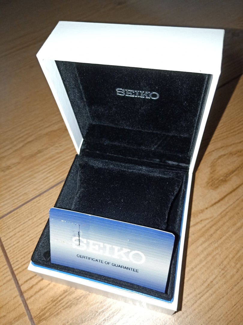 Seiko watch Empty Box only, Men's Fashion, Watches & Accessories ...