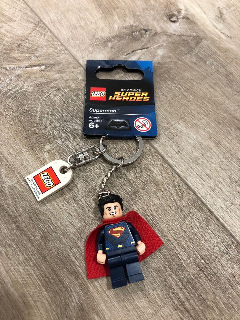 Superman LEGO Keychain, Hobbies & Toys, Toys & Games on Carousell