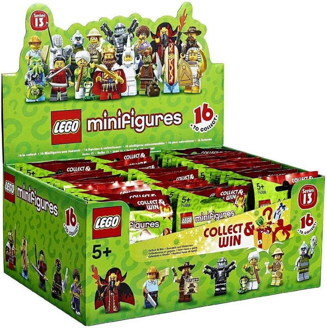 Lego 71008 Minifigures Series 13- New In Box of 60 packets. RRP 390.00 ...