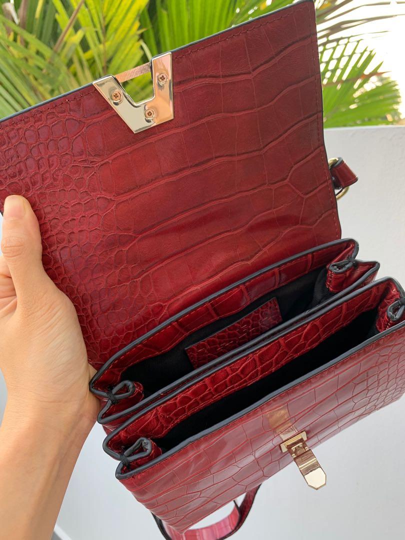 Zara Classy Red Bag, Women's Fashion, Bags & Wallets, Shoulder Bags on ...