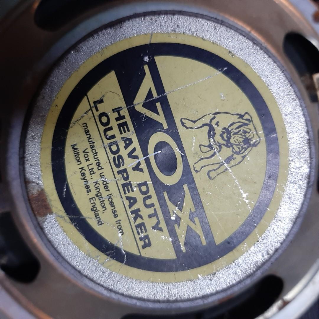8" Vox Bulldog Heavy Duty Guitar Speaker, Hobbies & Toys, Music & Media ...