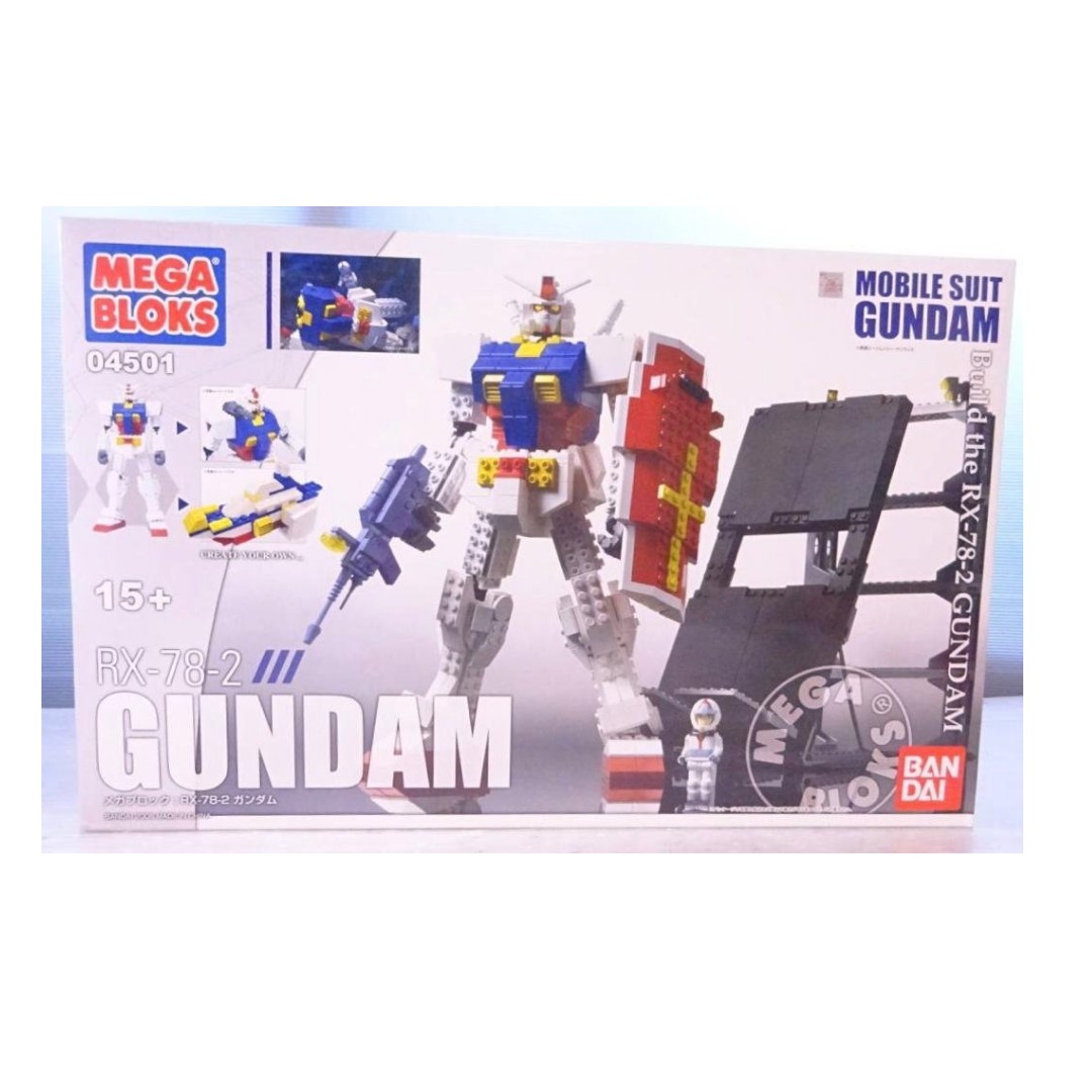 日本 Bandai 2006年 MEGA BLOKS 04501 RX-78-2 MOBILE SUIT GUNDAM (保證日版), 興趣及 ...