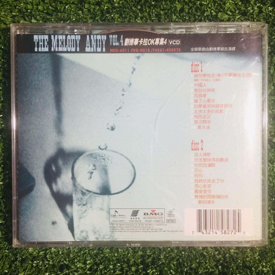 Andy Lau - The Melody Andy Vol.4 Karaoke VCD, Hobbies & Toys, Music ...