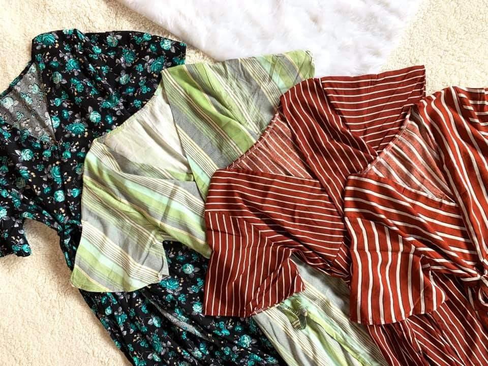Big Size Overlap Maxi Dress, Women's Fashion, Dresses & Sets, Dresses ...