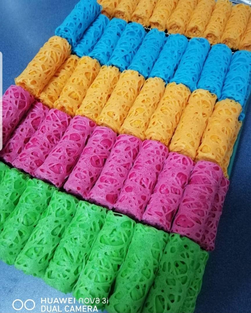 Colorful Roti Jala @ Roti Kirai @ Net Crêpe [2.0], Food & Drinks, Local ...