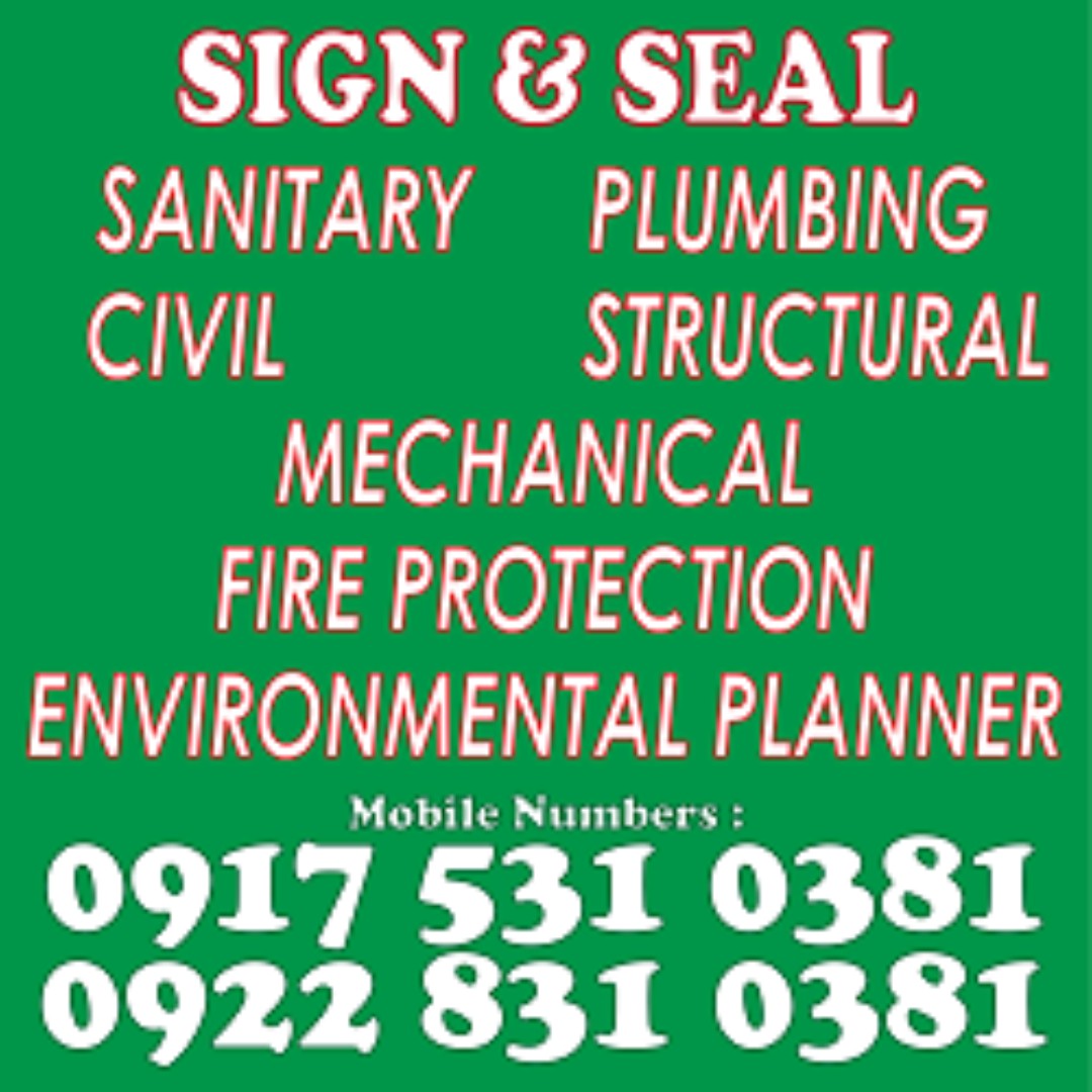 ENGINEERING AND ARCHITECTURAL SIGN AND SEAL - ACCEPTS CREDIT & DEBIT ...