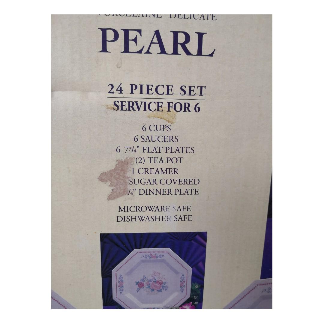FINE CHINA dining set for 6 people. Made of porcelain, Everything Else ...