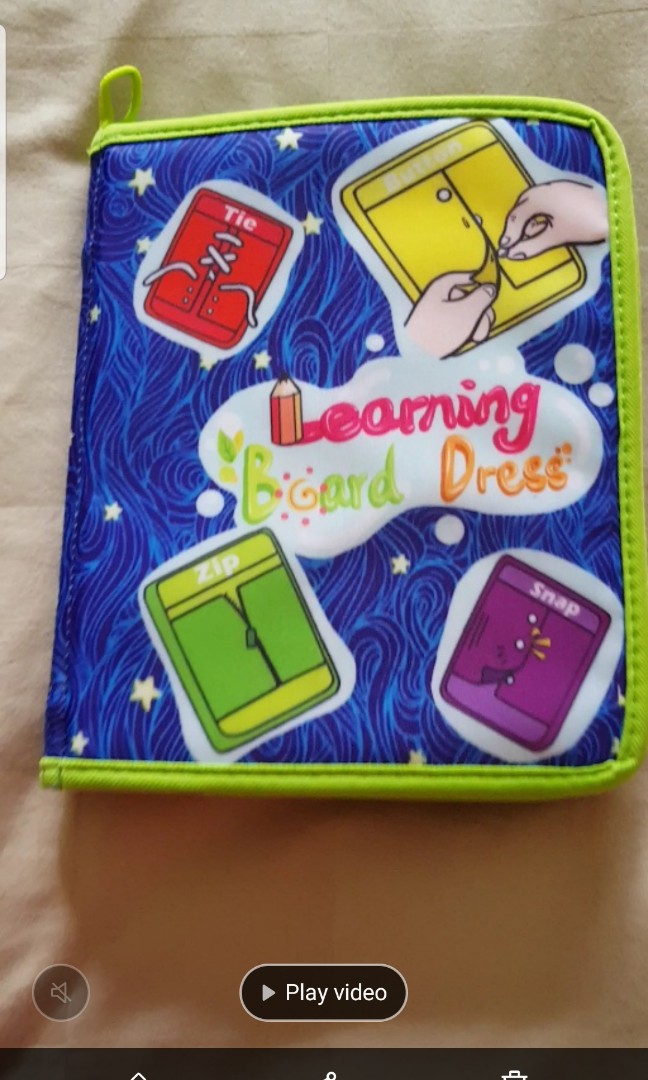 Fine motor skills learning board book, Hobbies & Toys, Toys & Games on ...