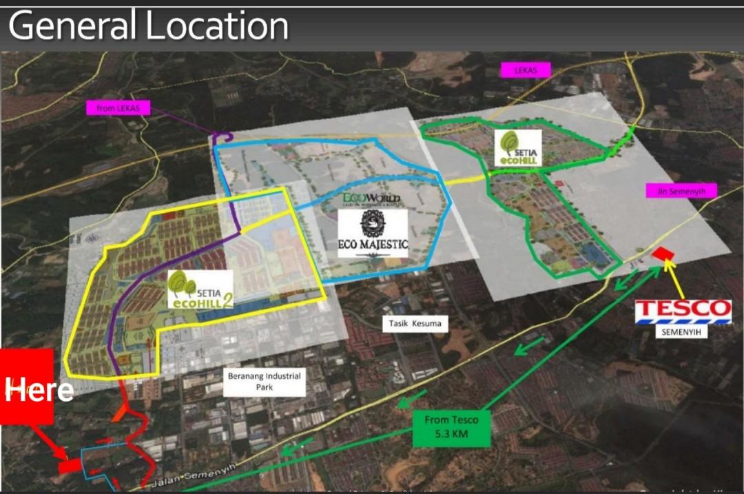 Freehold 3.2Acres Beranang Residential Land next SP Setia Laman Kelubi ...