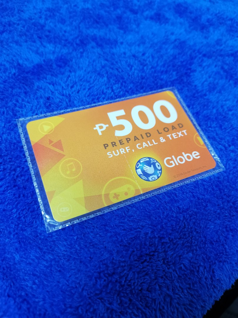 Globe Prepaid Load 500 Pesos on Carousell