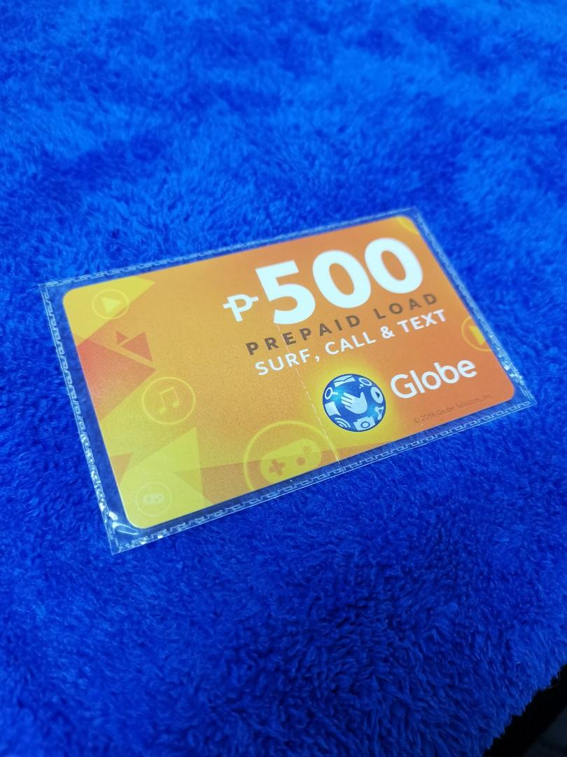 Globe Prepaid Load 500 Pesos on Carousell