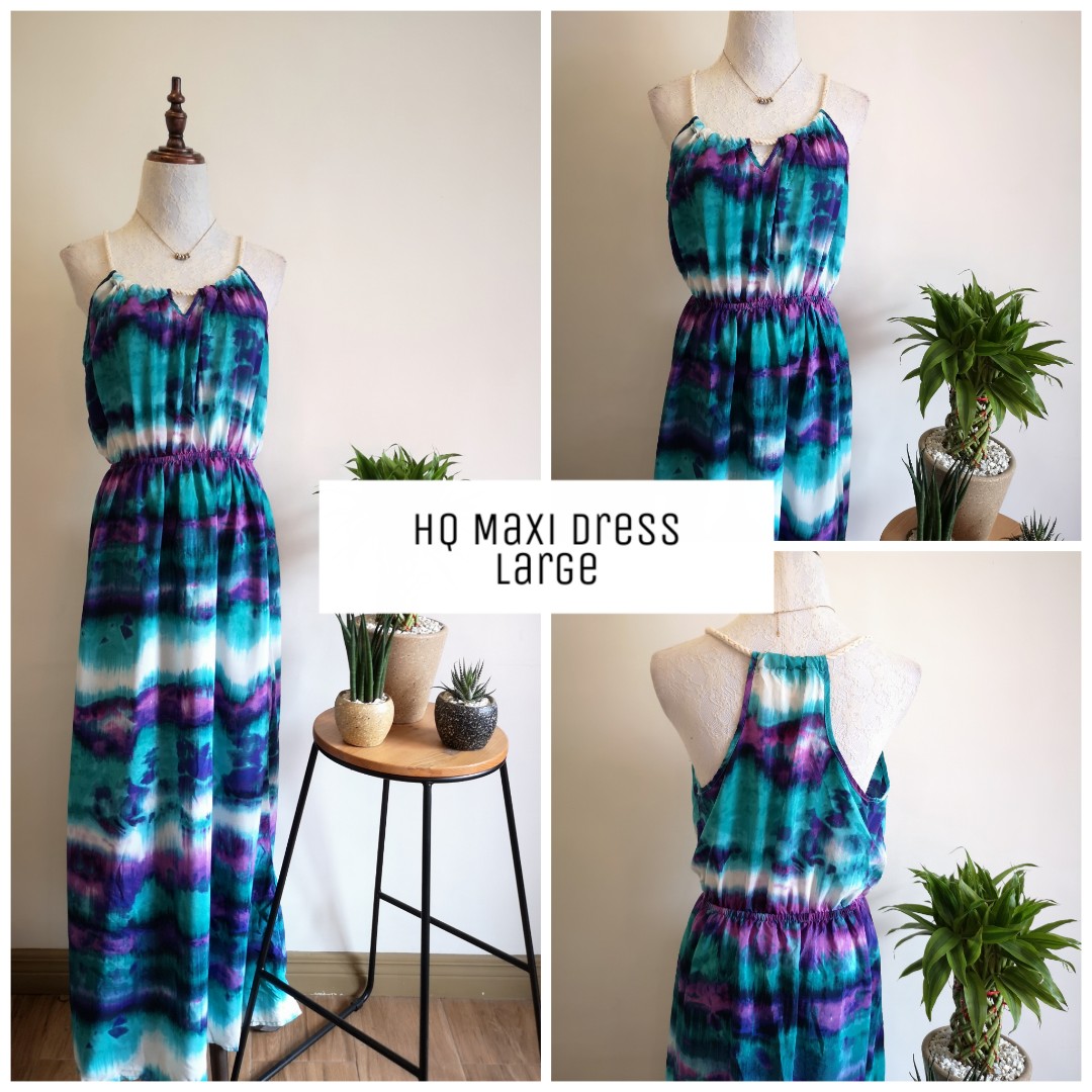 HQ Halter Maxi Dress, Women's Fashion, Dresses & Sets, Dresses on Carousell