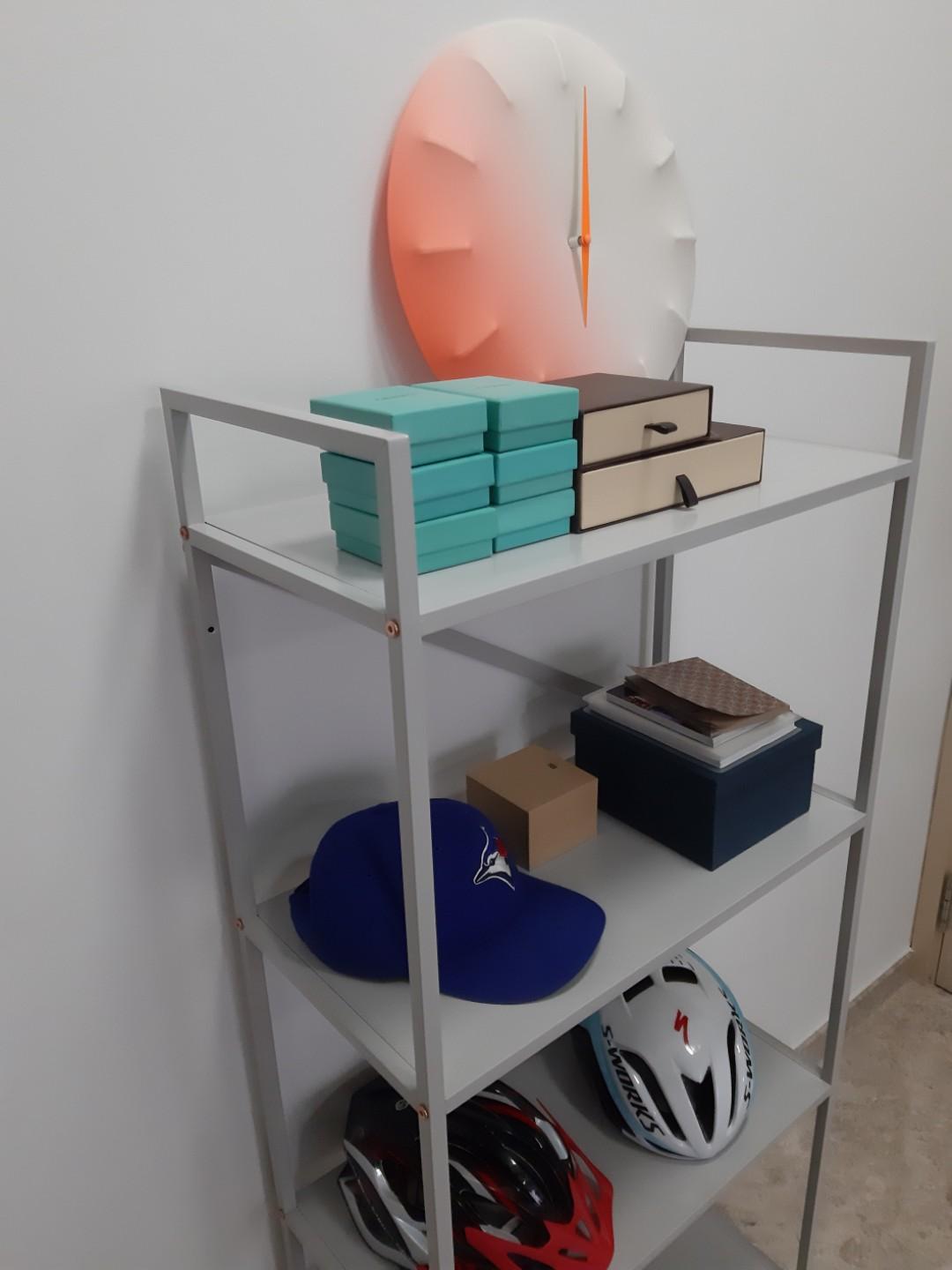 IKEA Draget shelving unit (light grey), Furniture & Home Living ...