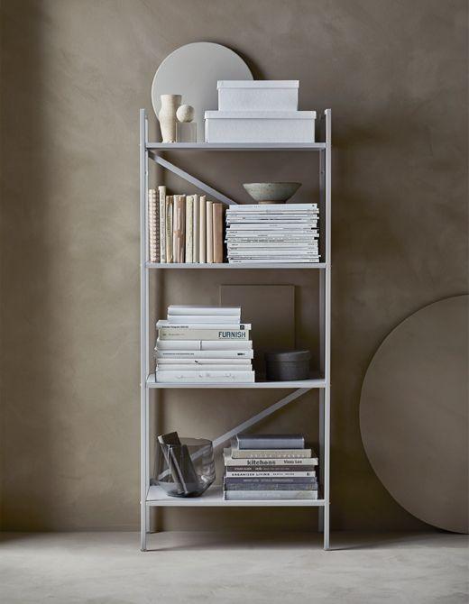 IKEA Draget shelving unit (light grey), Furniture & Home Living ...