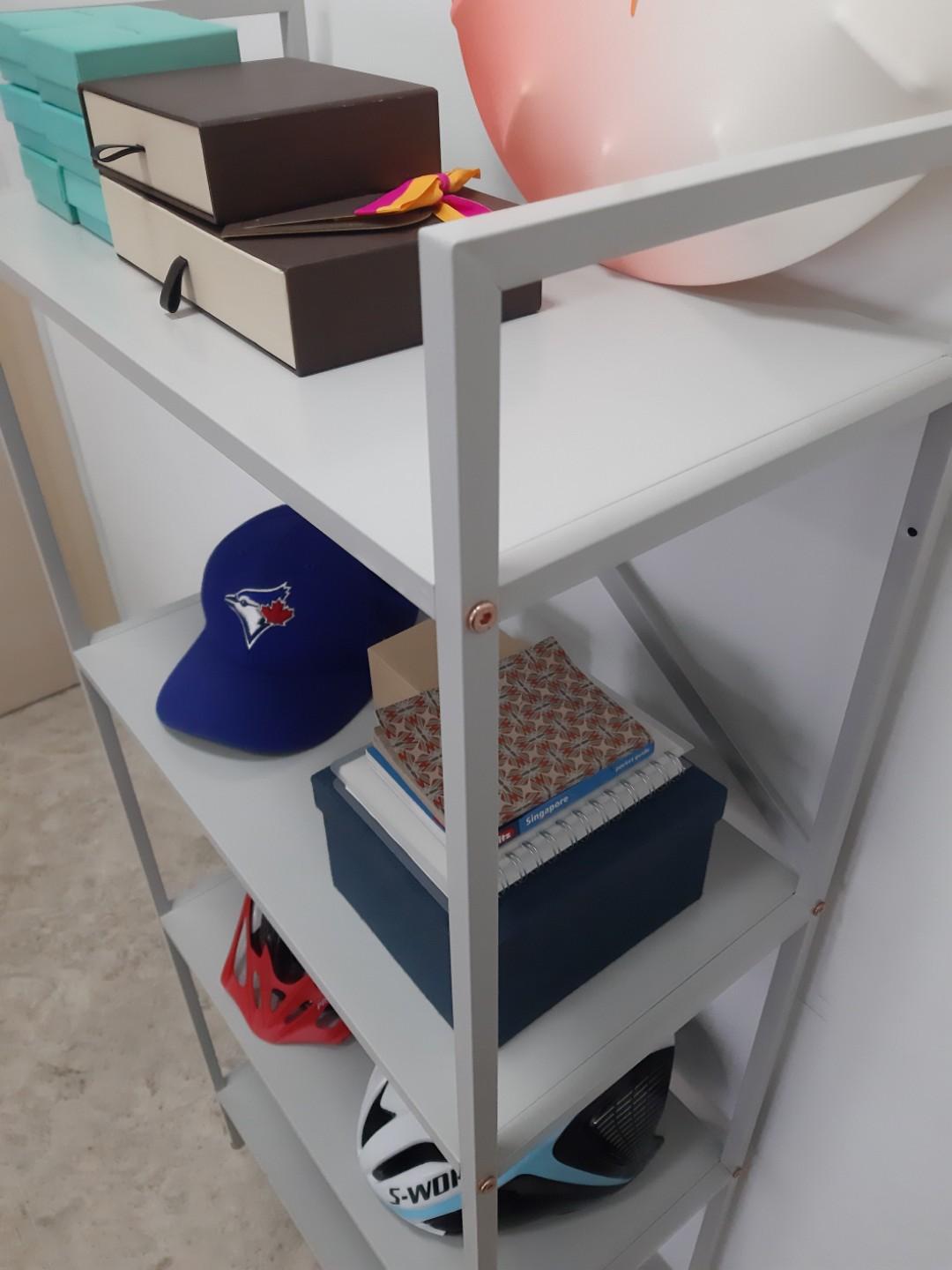 IKEA Draget shelving unit (light grey), Furniture & Home Living ...