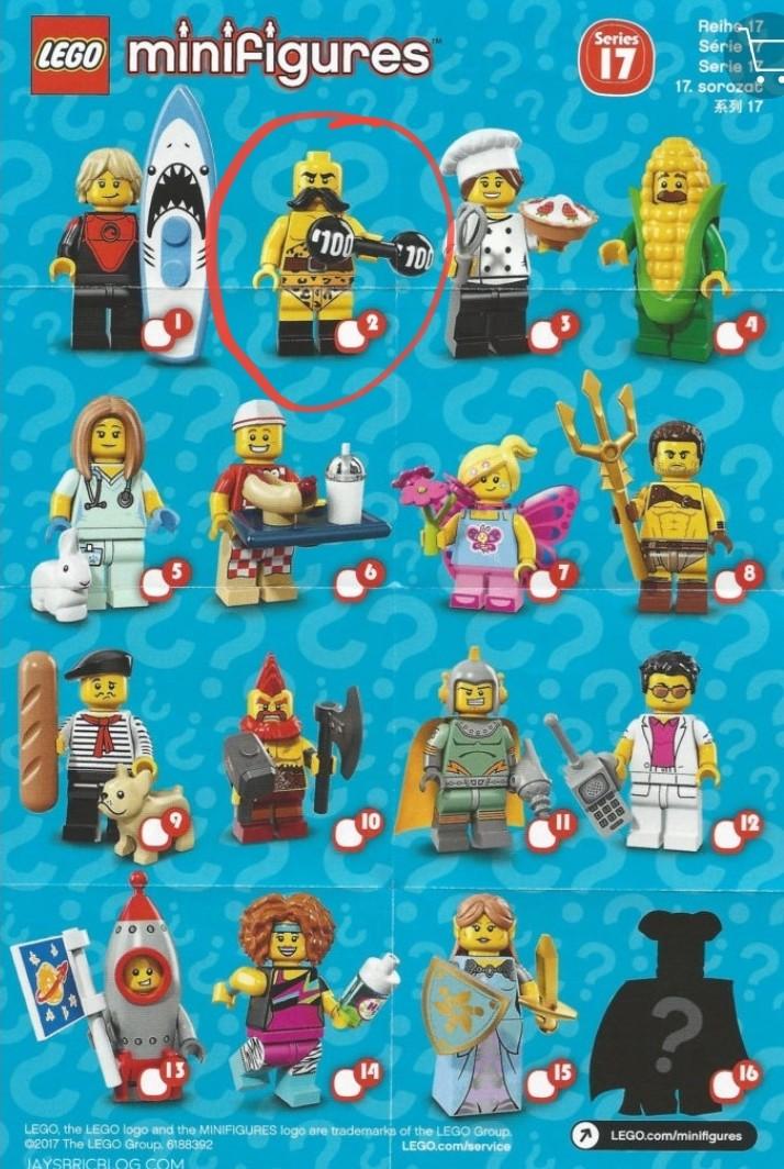 Lego Minifigures Series 17 Strongman, Hobbies & Toys, Toys & Games on ...