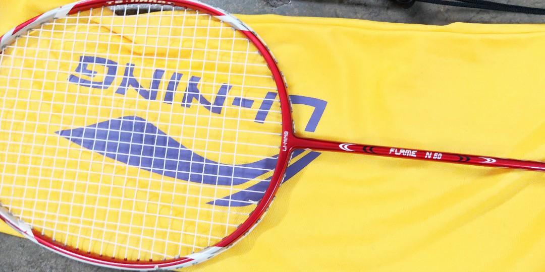 LI- NING Flame N50, Sports Equipment, Sports & Games, Racket & Ball ...