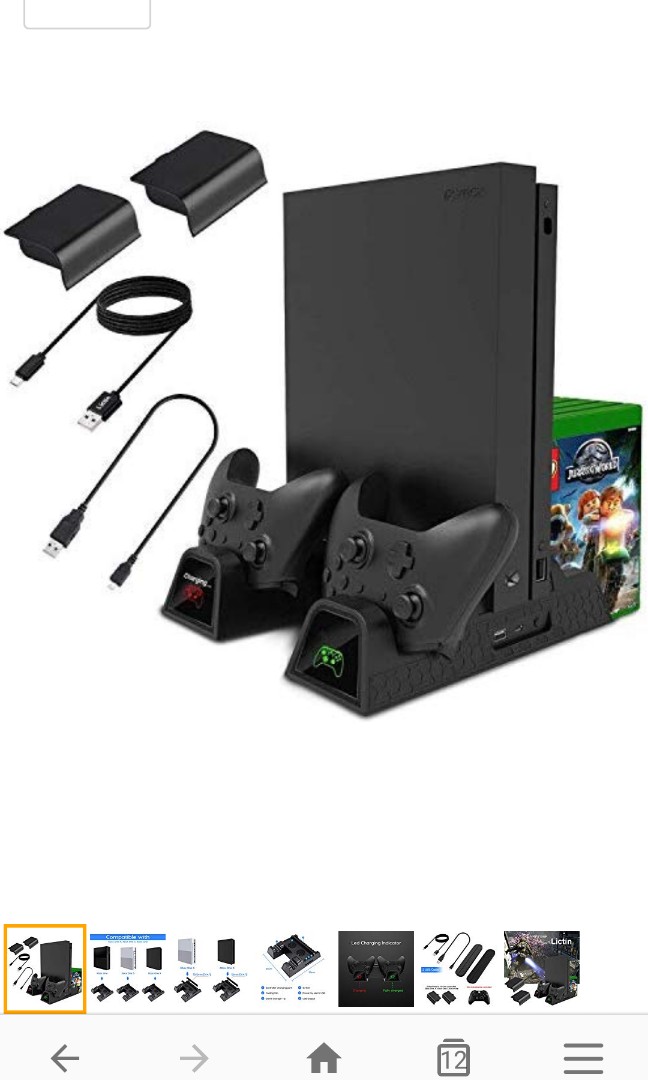 Lictin X-BOX ONE Cooling Vertical Stand, Video Gaming, Video Game ...