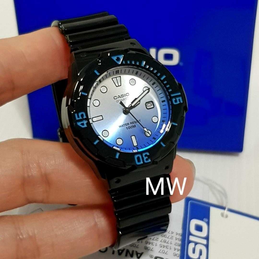 LRW-200H-2E Casio Original Black Analog Womens Watch 100m WR LRW200 ...