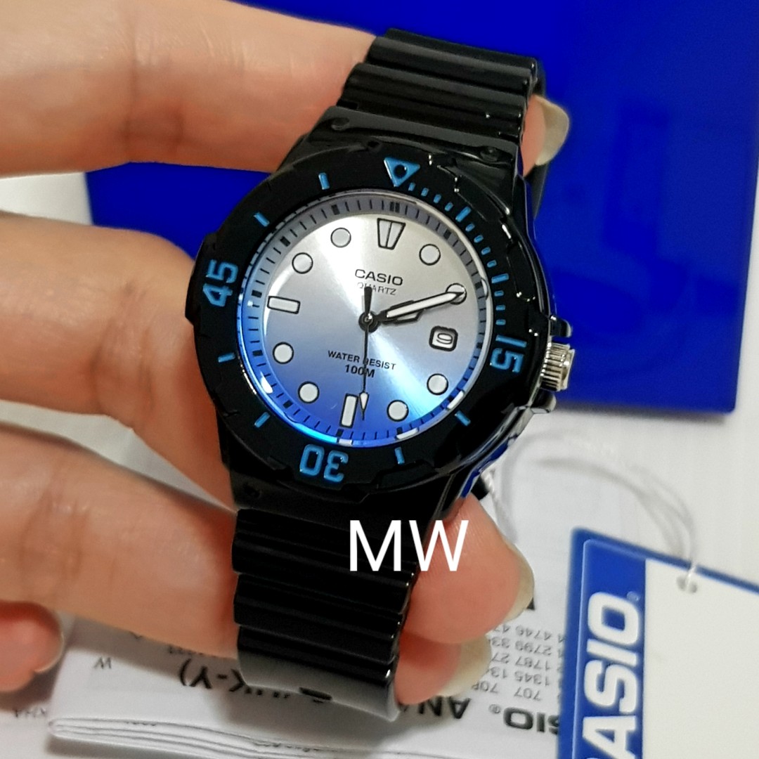 LRW-200H-2E Casio Original Black Analog Womens Watch 100m WR LRW200, Women's Fashion, Watches ...