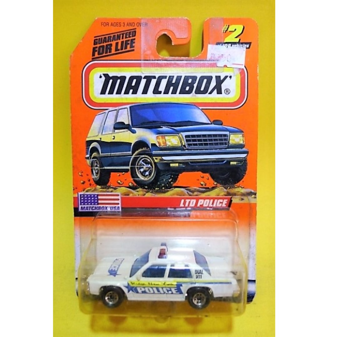 LTD POLICE CAR - Matchbox 2000 MBX USA Series #2, Hobbies & Toys, Toys ...