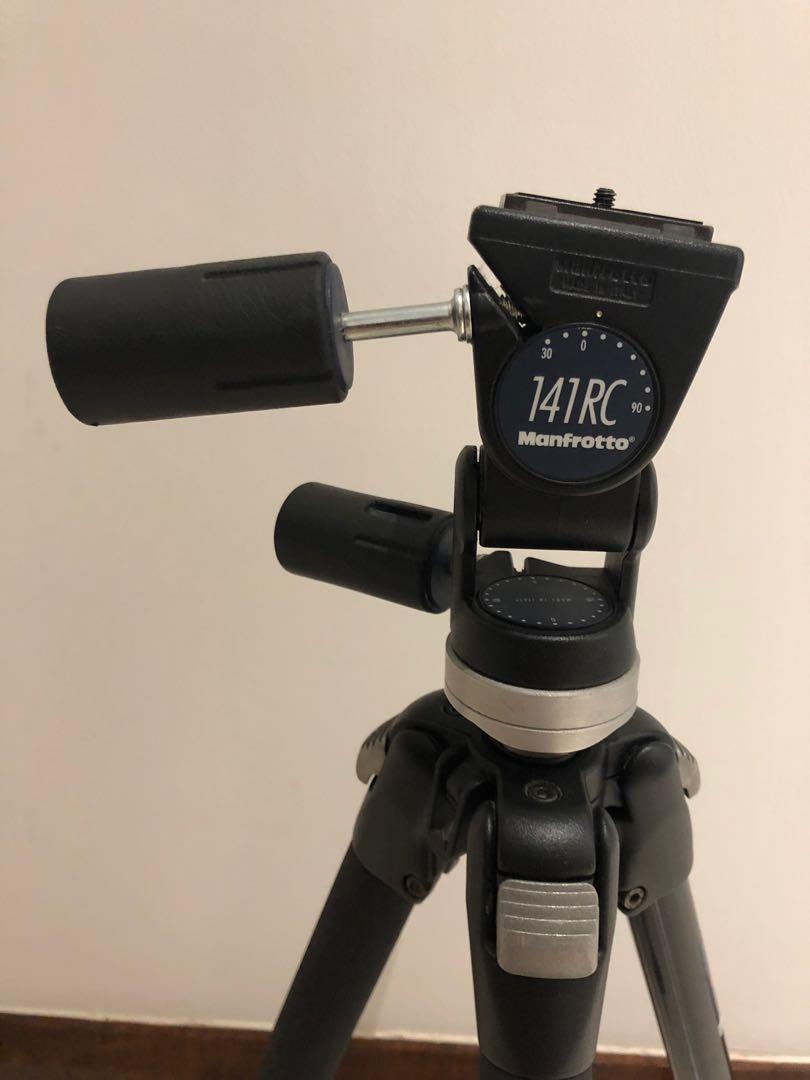 Manfrotto 190 CLB Tripod + 141RC Ballhead , Photography, Photography ...