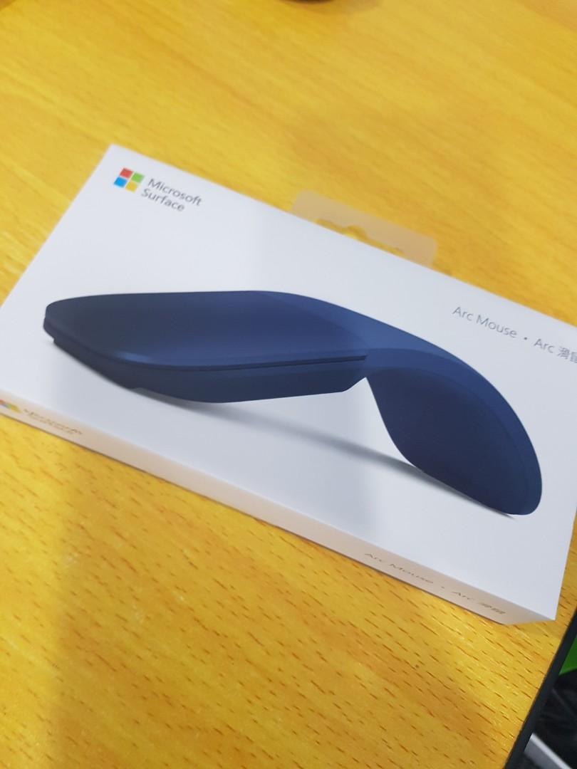 Microsoft Surface Arc Mouse Cobalt Blue Wireless Bluetooth, Computers ...