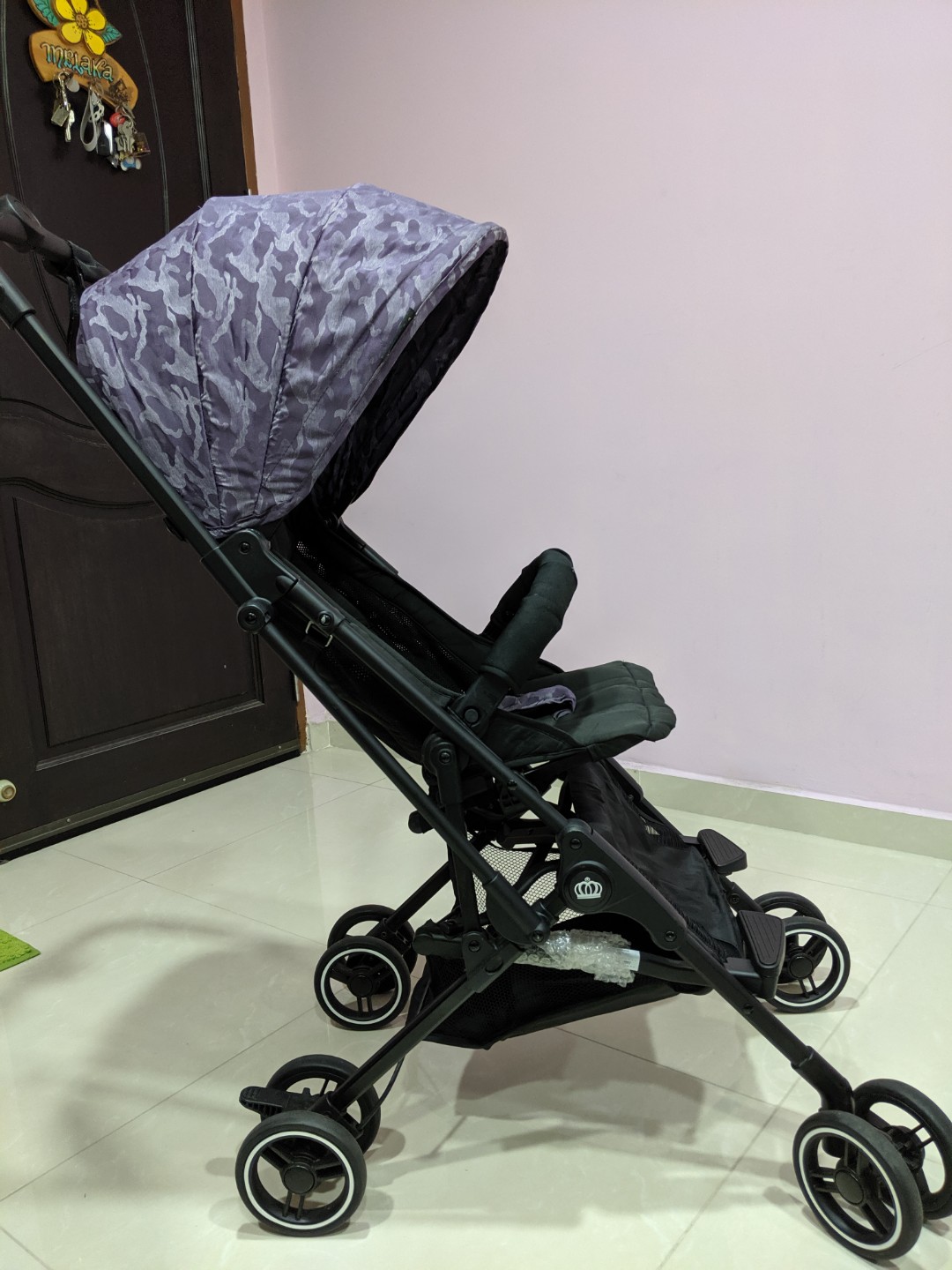 Mimosa Cabin City stroller (Camo purple), Babies & Kids, Going Out ...