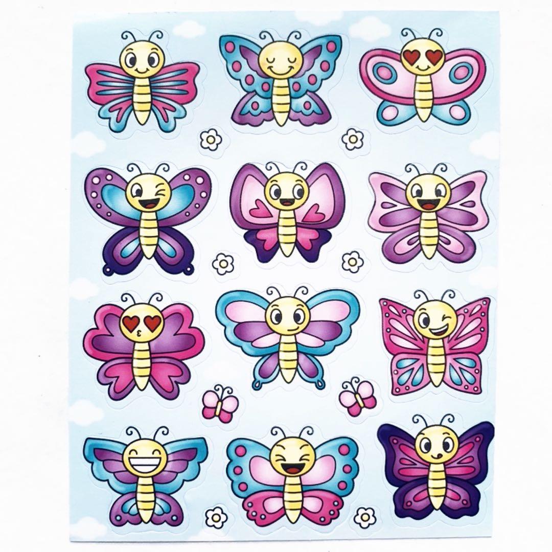 Mini Butterflies Stickers, Hobbies & Toys, Stationery & Craft, Craft ...