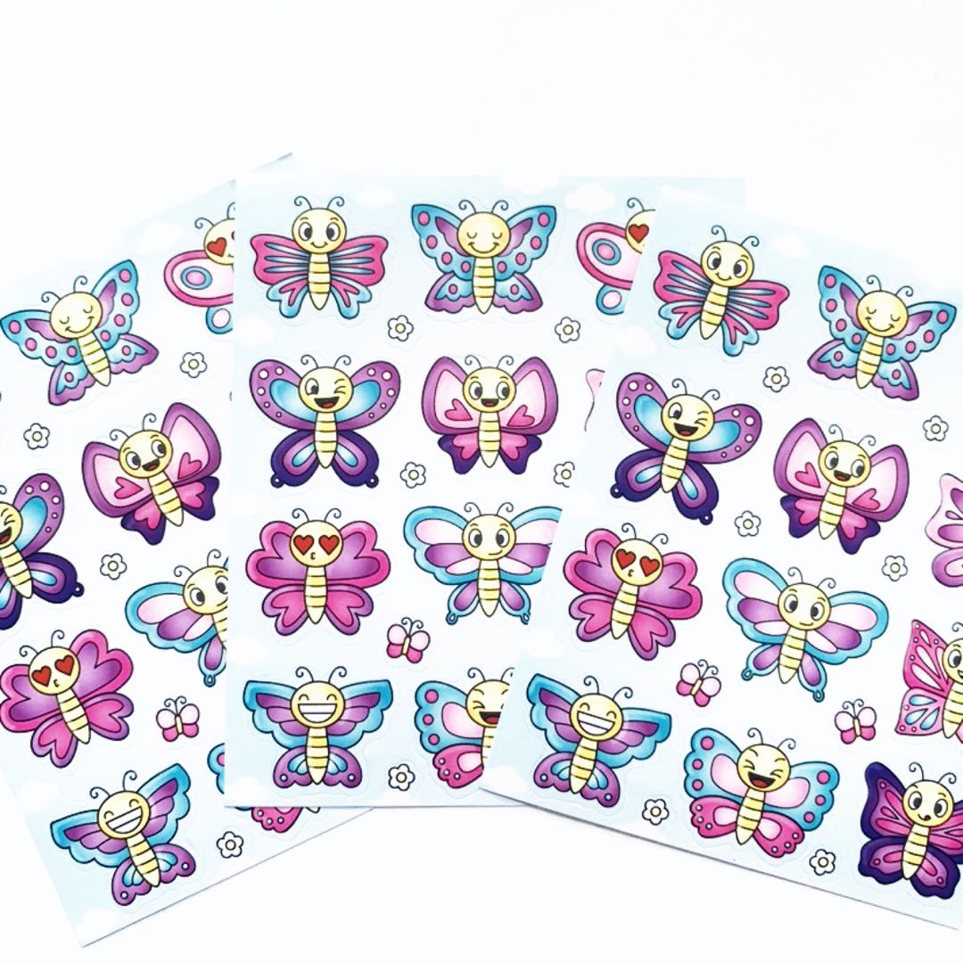 Mini Butterflies Stickers, Hobbies & Toys, Stationery & Craft, Craft ...