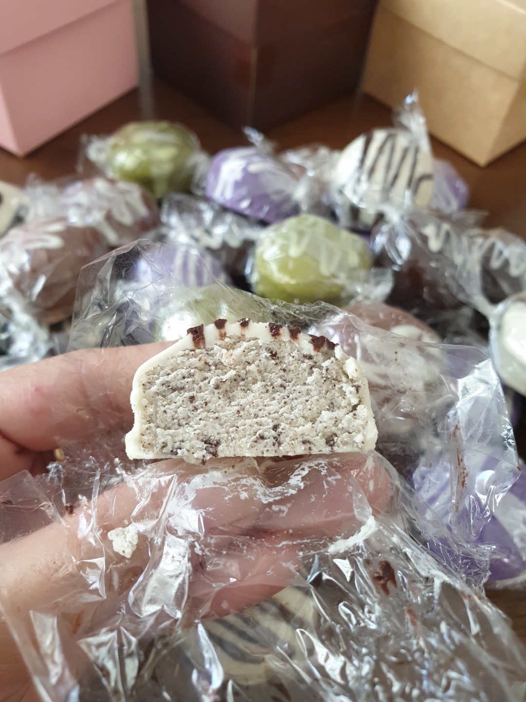 Mouth watering Coated Polvoron, Food & Drinks, Fresh Produce on Carousell