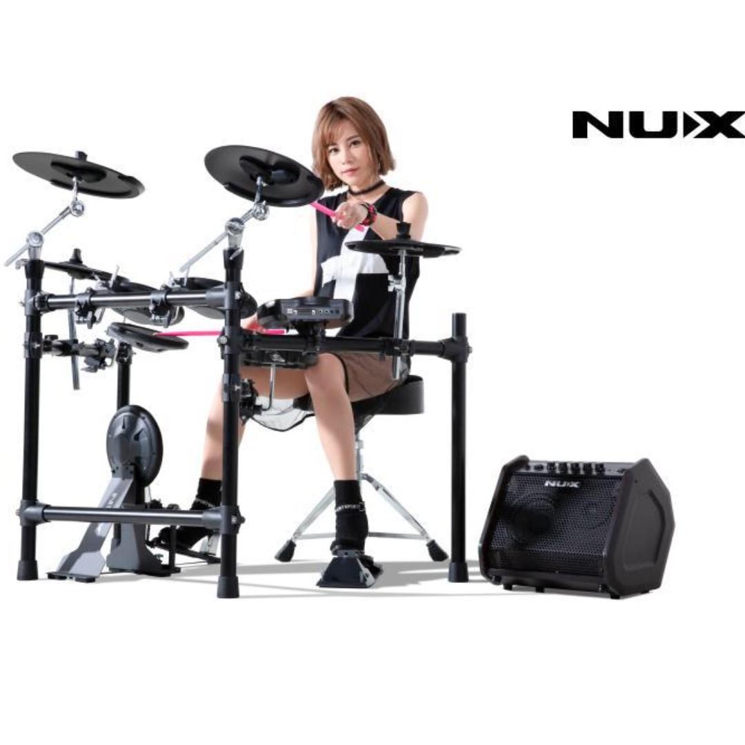 NUX DM-5S professional electronic drum set (MESH HEAD), Hobbies & Toys ...