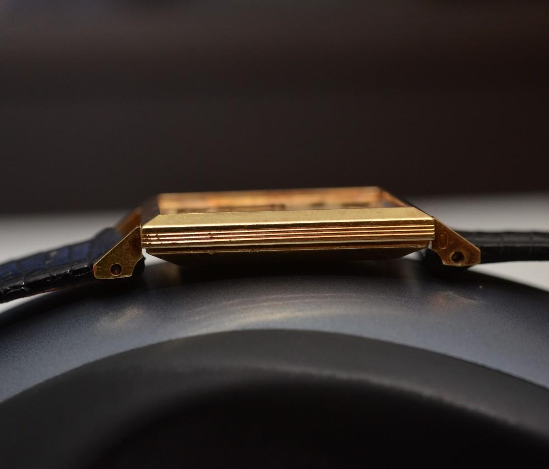 Omega 1961 Square 18K Yellow Gold Tank Watch, Luxury, Watches on Carousell