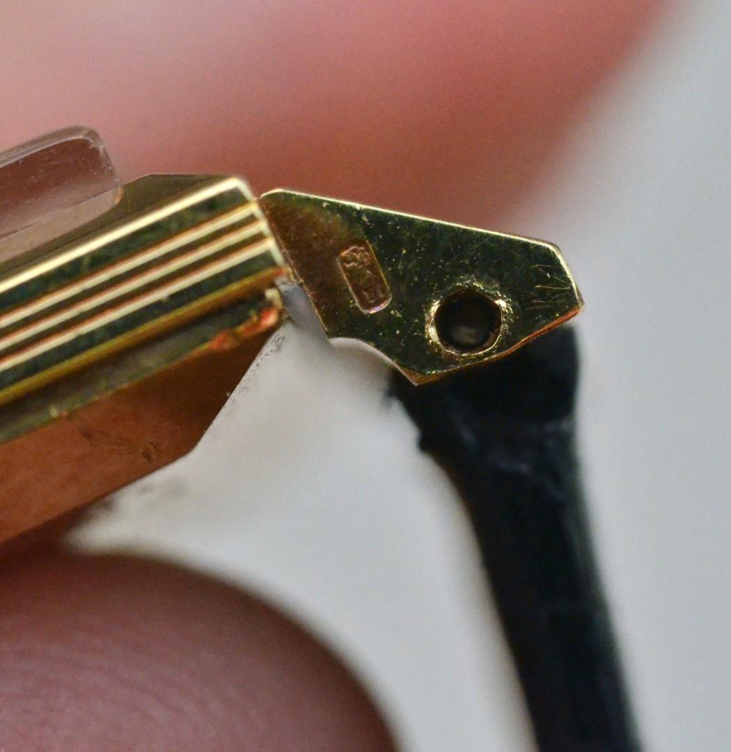 Omega 1961 Square 18K Yellow Gold Tank Watch, Luxury, Watches on Carousell