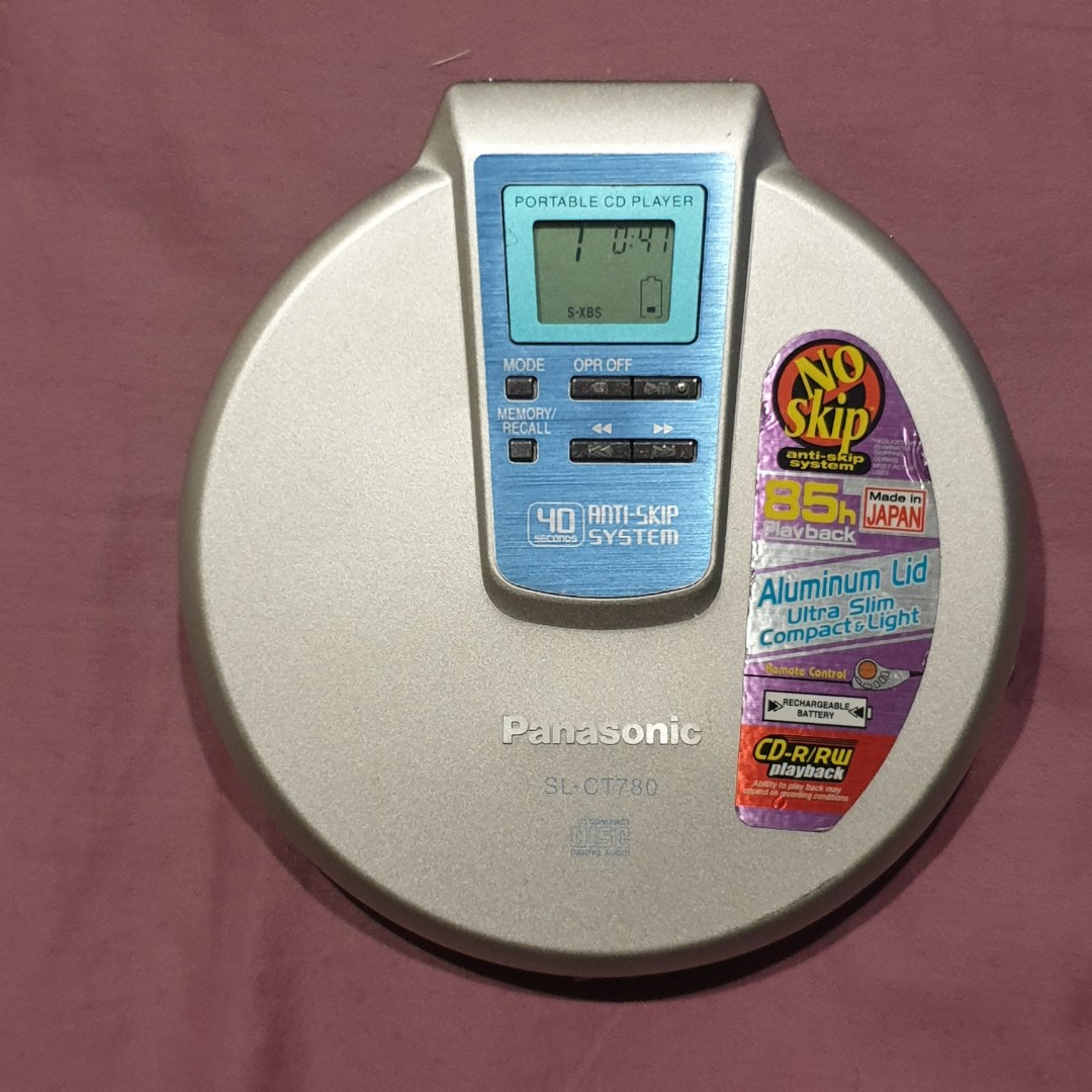 Panasonic SL-CT780 classic Portable CD Player, Audio, Portable Music ...
